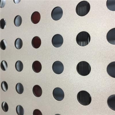 China PVC Coated Aluminum Perforated Metal Sheet for Interior Decoration for sale