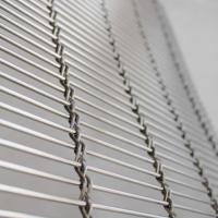 China Ss 201 Woven Wire Drapery Decorative Flexible Metal Cable Rod For Office Buildings for sale