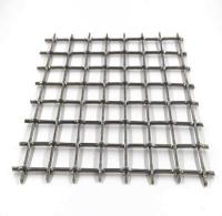 China Plain Weave Lock Crimp Wire Mesh 430 Stainless Steel Woven Metal Decorative for sale