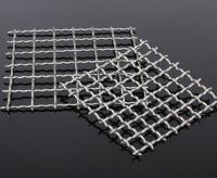 China Plain Weave Lock Crimp Wire Mesh 430 Stainless Steel Woven Metal Decorative for sale