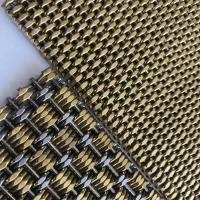 China Powder Coated Stainless Steel Decorative Wire Mesh Curtain for sale