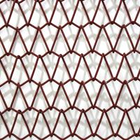 China Decorative Ss304 Architectural Metal Mesh Spiral Weave Wires Conveyor Belt for sale
