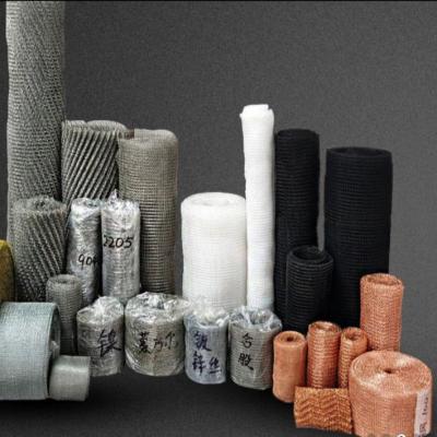 China 304 Stainless Steel Woven Knitted Wire Mesh Filter for Gas Liquid for sale