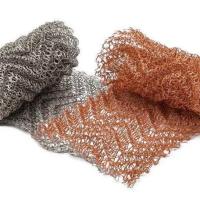 China 304 Stainless Steel Woven Knitted Wire Mesh Filter for Gas Liquid for sale