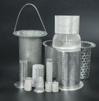 China Stainless Steel 304 316L Perforated Filter Tube for Industrial Filtration for sale