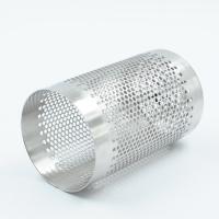 China Stainless Steel 304 316L Perforated Filter Tube for Industrial Filtration for sale