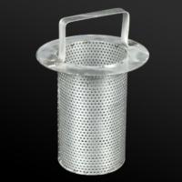 China Stainless Steel Perforated Filter Tube with Handle 30mm-600mm for sale