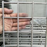 China Electricity Galvanized Welded Wire Mesh Panels 10*10cm Silver Color for sale
