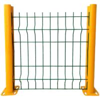 China 5mm Pvc Coated Welded Wire Mesh Panels Green Black Color Bend for sale