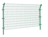 China 4mm PVC Coated Welded Wire Mesh Panel Green 6ft Galvanized for sale