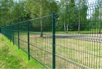 China 4mm PVC Coated Welded Wire Mesh Panel Green 6ft Galvanized for sale