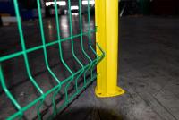 China 4mm PVC Coated Welded Wire Mesh Panel Green 6ft Galvanized for sale