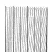 China Galvanized Wall Stucco Wire Lath 100m Rib Distance High Rib for sale