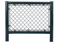 China 3mm 12 Gauge Chain Link Fence Pvc Coated Green 6x50 for sale
