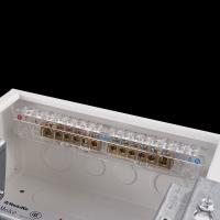 China 7 Way Single Phase Metal Enclosure Electrical Circuit Power Distribution Board For Indoor for sale