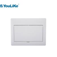 China 400V HIPS Cover 10 Way MCB Box Flame Retardant With Din Rail for sale