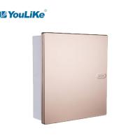 China Flush Mount  Domestic MCB Electrical Distribution Boards With Golden Cover for sale