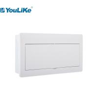 China 55A Plastic Electrical Home MCB Box 18 Way For Power Charging for sale