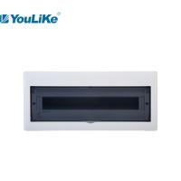 China Transparent Window House MCB Box 21 Way Impact Resistance Low Voltage for sale