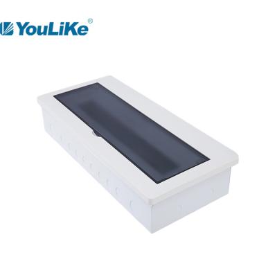 China 24 Way MCB Wall Mount Distribution Box Single Phase For Power Transmission for sale