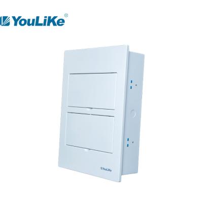 China Waterproof Power Distribution Equipment 24 Way Metal Flush MCB Distribution Box for sale