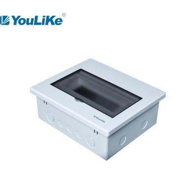 China Safe IP40 Electrical 30 Way MCB Box With Adjustable Din Rail for sale