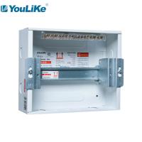 China Safe IP40 Electrical 30 Way MCB Box With Adjustable Din Rail for sale