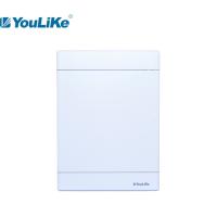 China 24 Way 2 Row PVC MCB Enclosure Box , Smart Home Distribution Board IP40 Protection for sale