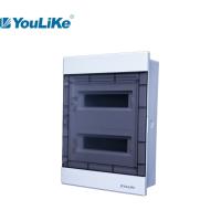 China Indoor AC400V Circuit Breaker Distribution Box 2 Phase Wall Mount for sale