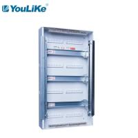 China 3 Row Electrical 3 Phase MCB Distribution Box 45 Way Metal for sale