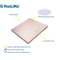 China Residential 2 Row MCB Panel Board High Safety Golden Color for sale