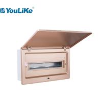 China IP40 Residential Electrical Distribution Boards Golden One Phase for sale