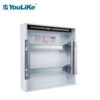 China 2 Row Steel MCB Distribution Box , 32 Way MCB Box With Opaque Cover for sale