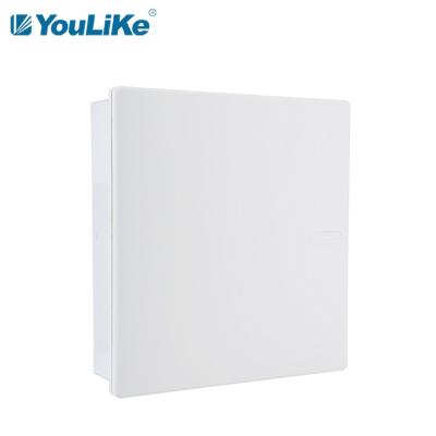 China Copper Bus Bar Single Phase MCB Box 32 Way Waterproof With HIPS Cover for sale