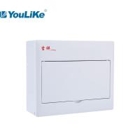 China 55A 10 Ways Single Phase MCB Box Surface Distribution Dustproof for sale