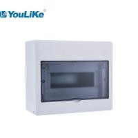 China AC400V Surface Mount Switchboard 10 Way Safer With Transparent Door for sale