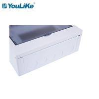 China Electrical Plastic Single Phase MCB Box , 10 Way DB Box Surface Mounted for sale
