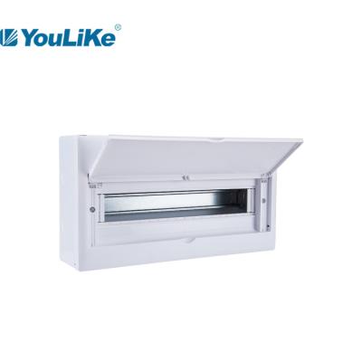 China CCC Certified Fire Resistant Single Phase Distribution Box 18 Way for sale