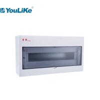 China HIPS Cover IP40 Protection Level 18 Way DB Box Surface Mounting for sale