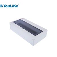 China Surface Mounted Indoor Single Phase MCB Box 18 Way With Transparent Window for sale