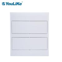 China Indoor HIPS Shell Plastic MCB Box 32 Way Anti Discoloration for sale