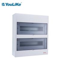 China Waterproof IP40 Plastic MCB Box , MCB Junction Box To Protect Circuit Breakers for sale