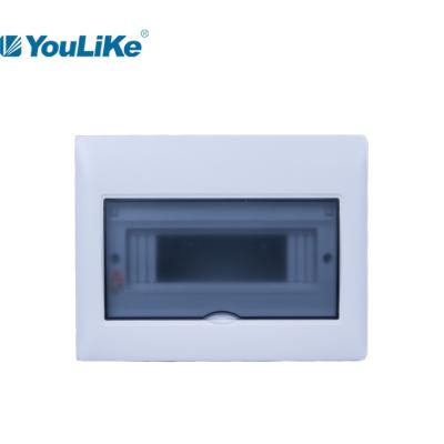 China Anti UV Plastic 10 Way MCB Box , Surface Mount DB Board High Safety for sale