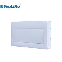 China Dustproof Surface Mount 14 Way DB Box  IP40 Protection White for sale