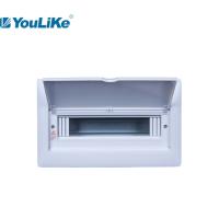 China Dustproof Surface Mount 14 Way DB Box  IP40 Protection White for sale