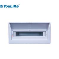 China ABS Plastic Electrical DB Box 18 Way Impact Resistance With Opaque Window for sale