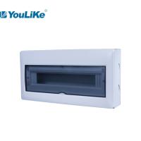 China CCC Approval 18 Way Distribution Board , MCB Panel Board Box With Transparent Window for sale