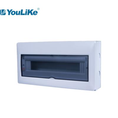 China CCC Approval 18 Way Distribution Board , MCB Panel Board Box With Transparent Window for sale