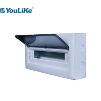 China CCC Approval 18 Way Distribution Board , MCB Panel Board Box With Transparent Window for sale