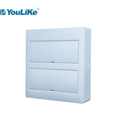 China Two Phase MCB Panel Board Box Copper Terminal With Adjustable DIN Rail for sale